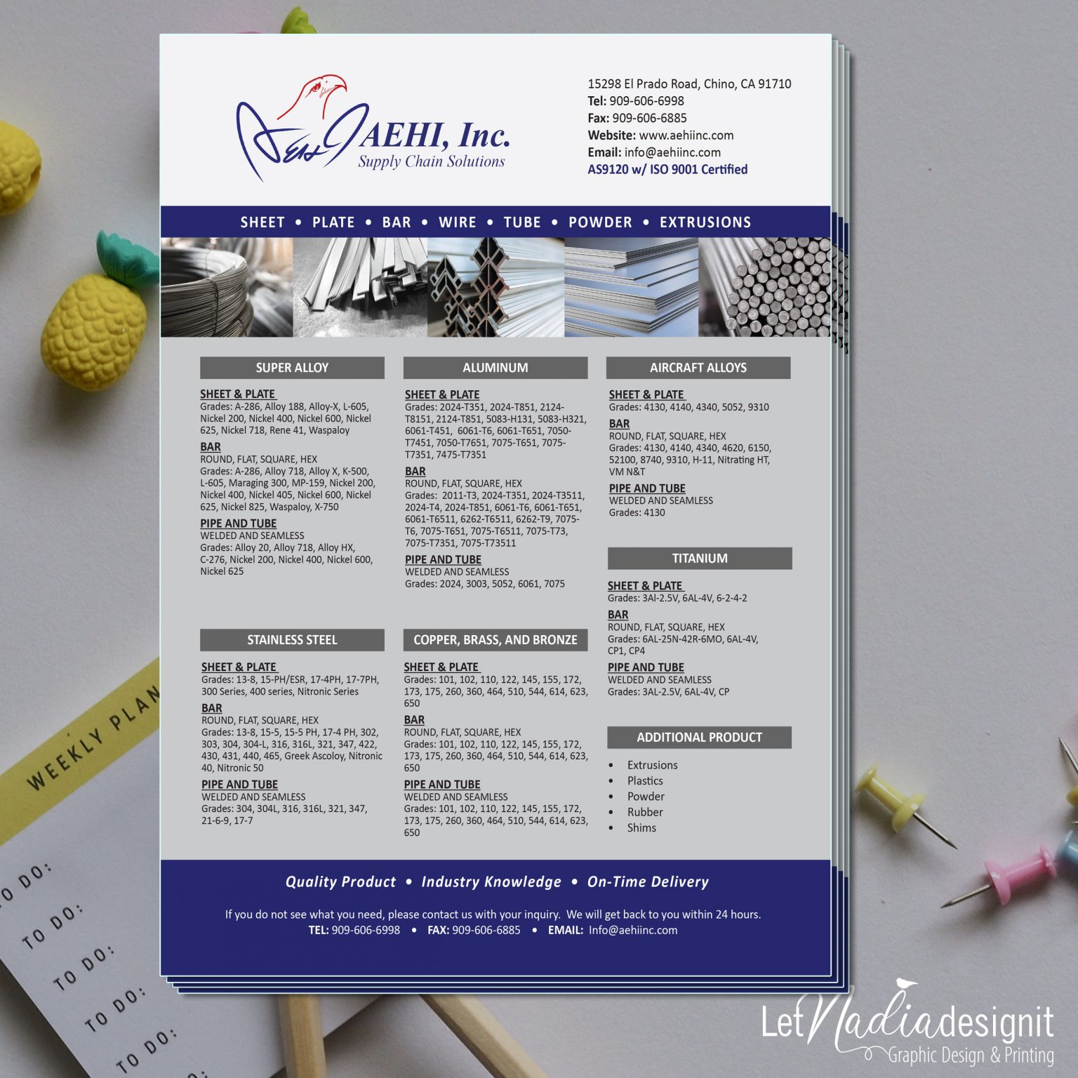 Product line cards | Vendor line cards | Manufacturing line cards Portfolio