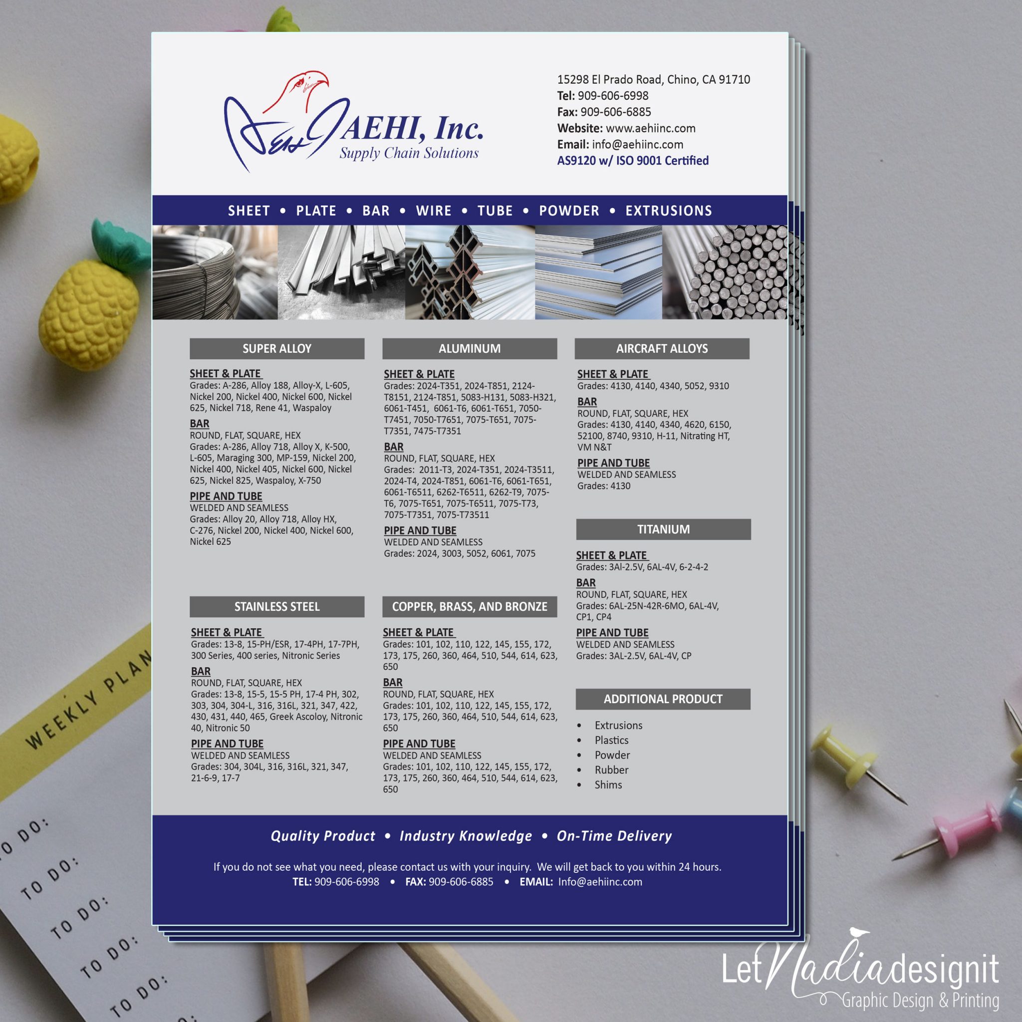 Product line cards | Vendor line cards | Manufacturing line cards Portfolio